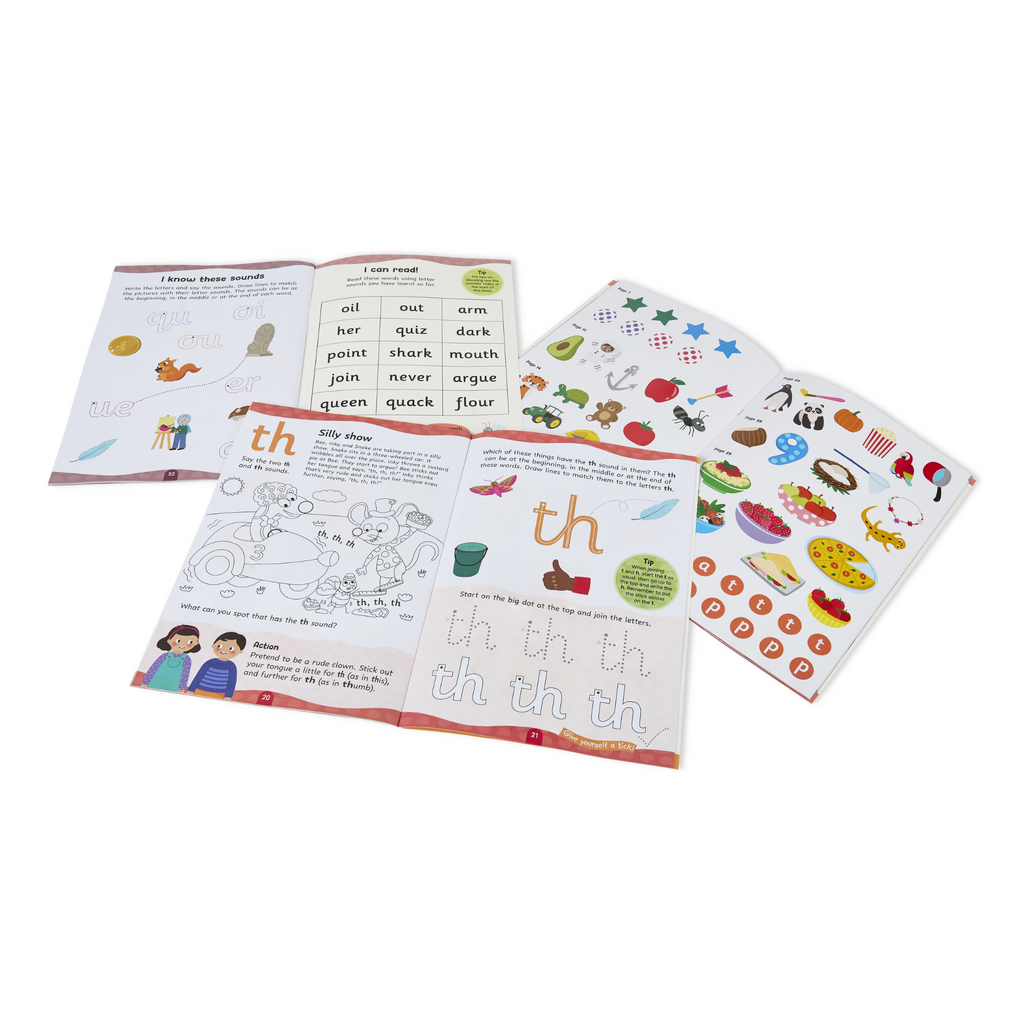 Jolly Phonics Activity Book 1-7 Complete Set (British English ...