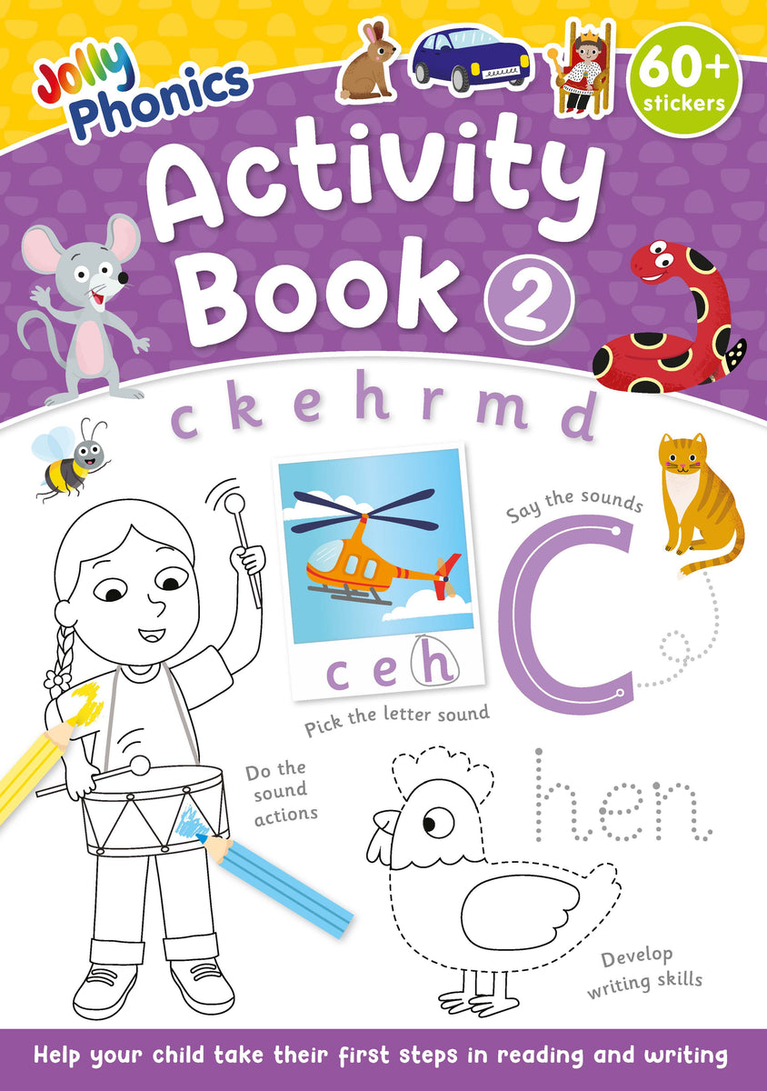 Jolly Phonics Activity Book 2 (British English, Precursive Edition ...