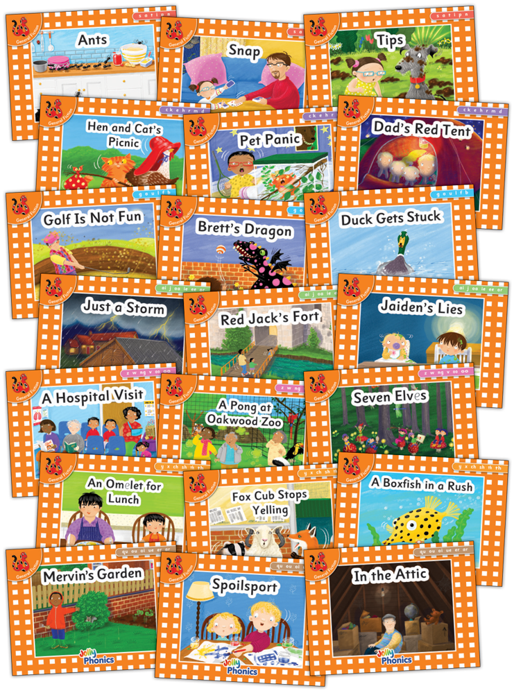 Jolly Phonics Orange Level Readers Complete Set – Jolly Learning