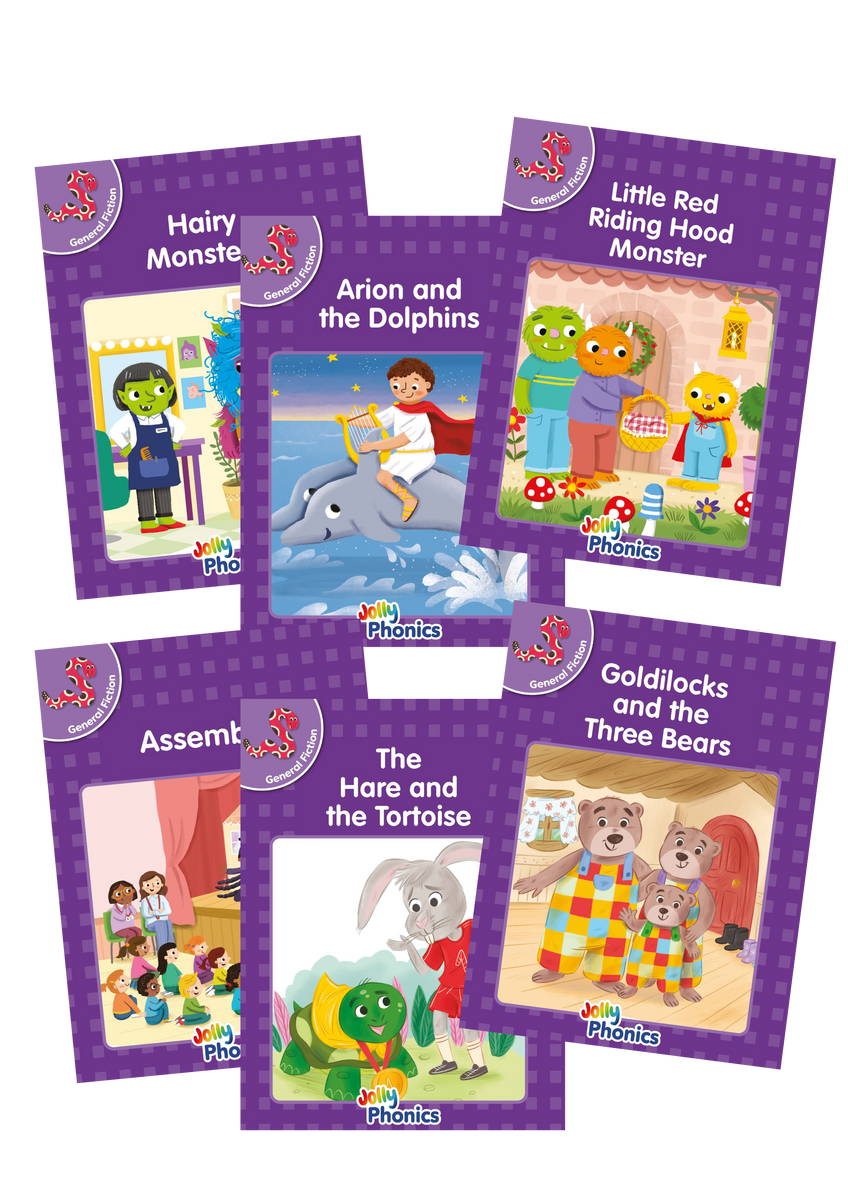 Jolly Phonics Purple Readers - General Fiction - Level 5 (Precursive l ...